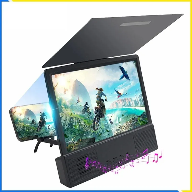 Large 12 Inch Bluetooth Mobile Big Screen Magnifier For Mobile Phones ...