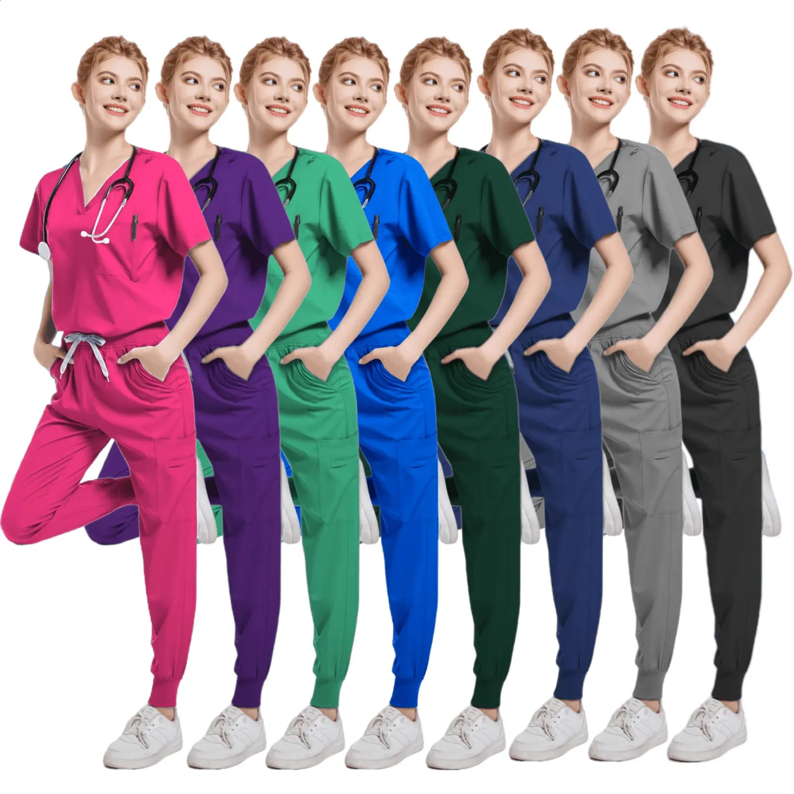 Handwashing Clothe Split Suit Short Sleeved Hand... From Leonorastore ...