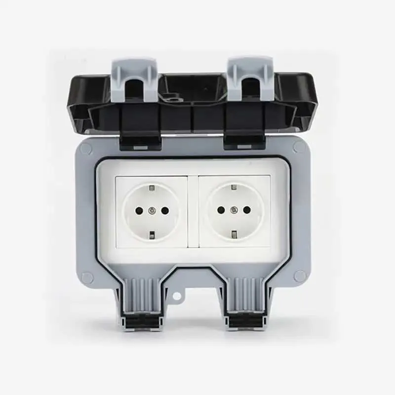 Weatherproof Floor & Wall Outlet Extender - 2-Pack IP66 Outdoor ...