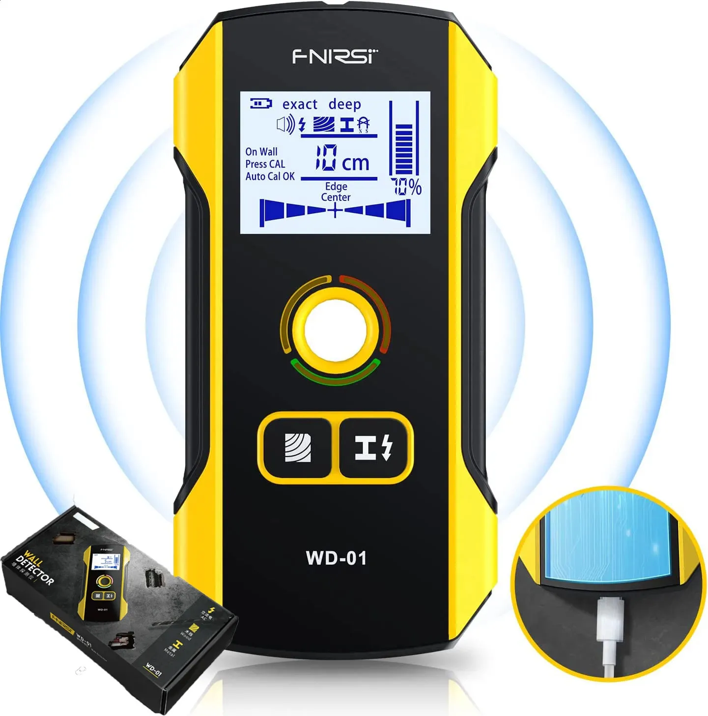 6 In 1 Electronic Wood Gas Metal Arc Welding Stud Finder Wall Scanner ...