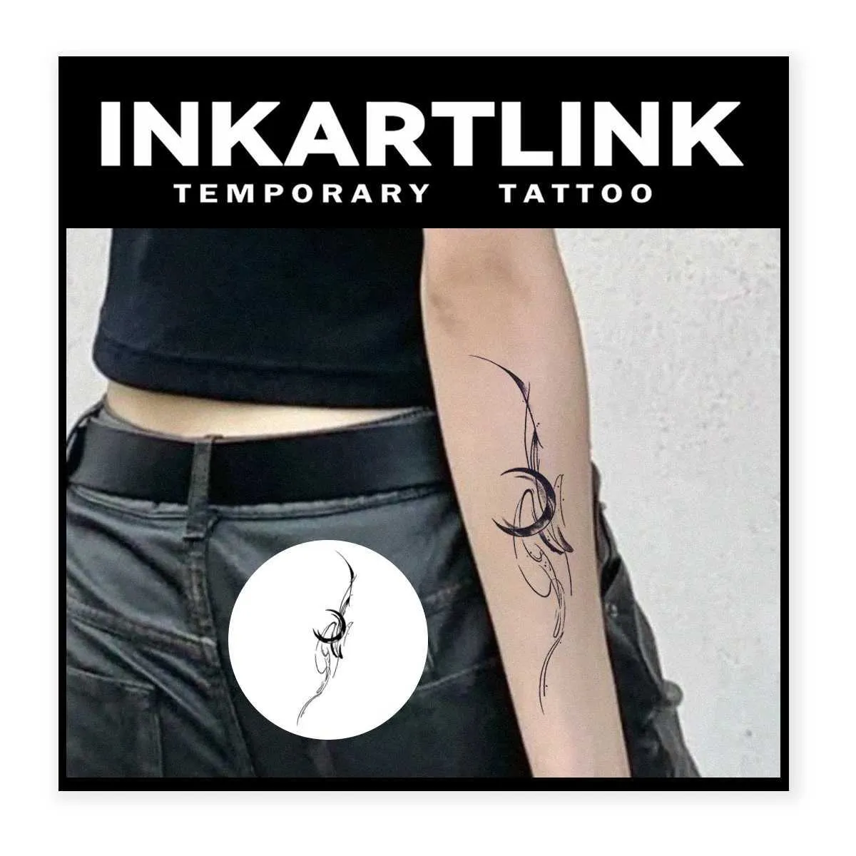 Moon Prinker Tattoo Amazon Sticker Waterproof & Friction Proof, 1 2 ...