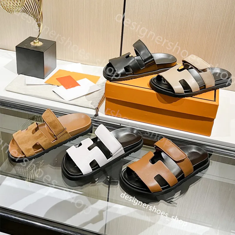 Bulk Mens Designer Sliders Luxe Leather Slide Sandals Womens, Suede ...