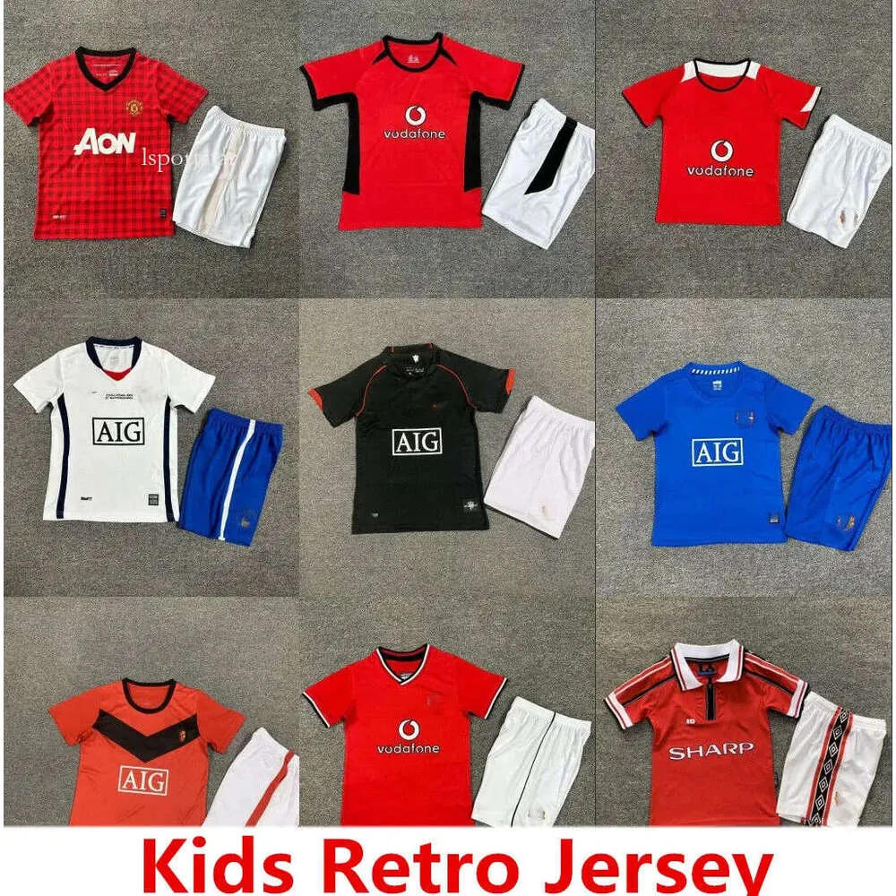 Retro Kid Kit Soccer Jerseys Rashford, Ronaldo, Mount, Garnacho ...