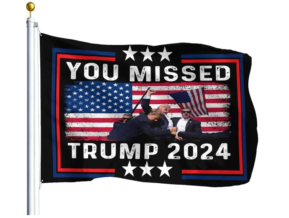 Make America Great Again Patriotic Flags New Shot 2024 | 3x5 Feet ...