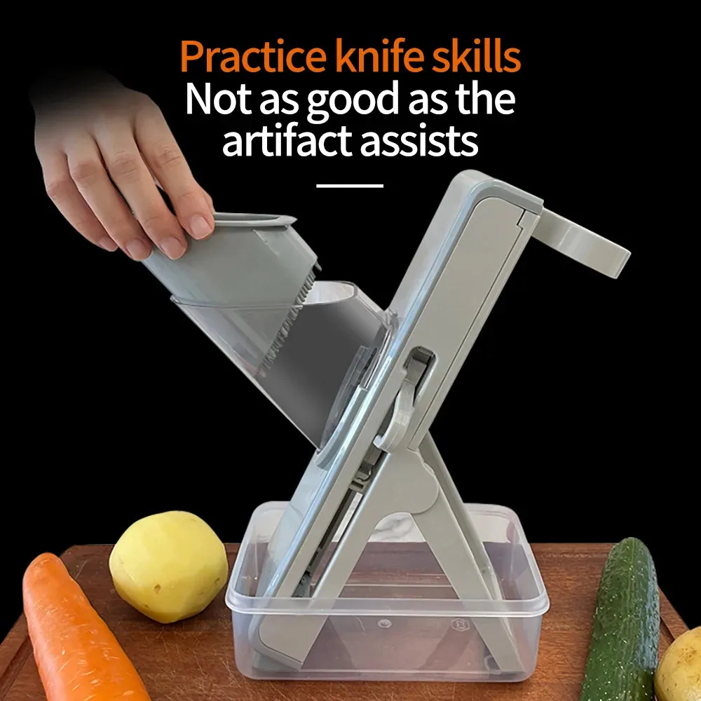 Multi-Functional Kitchen Slicer & Chopper: Vegetable Cutter, Onion ...