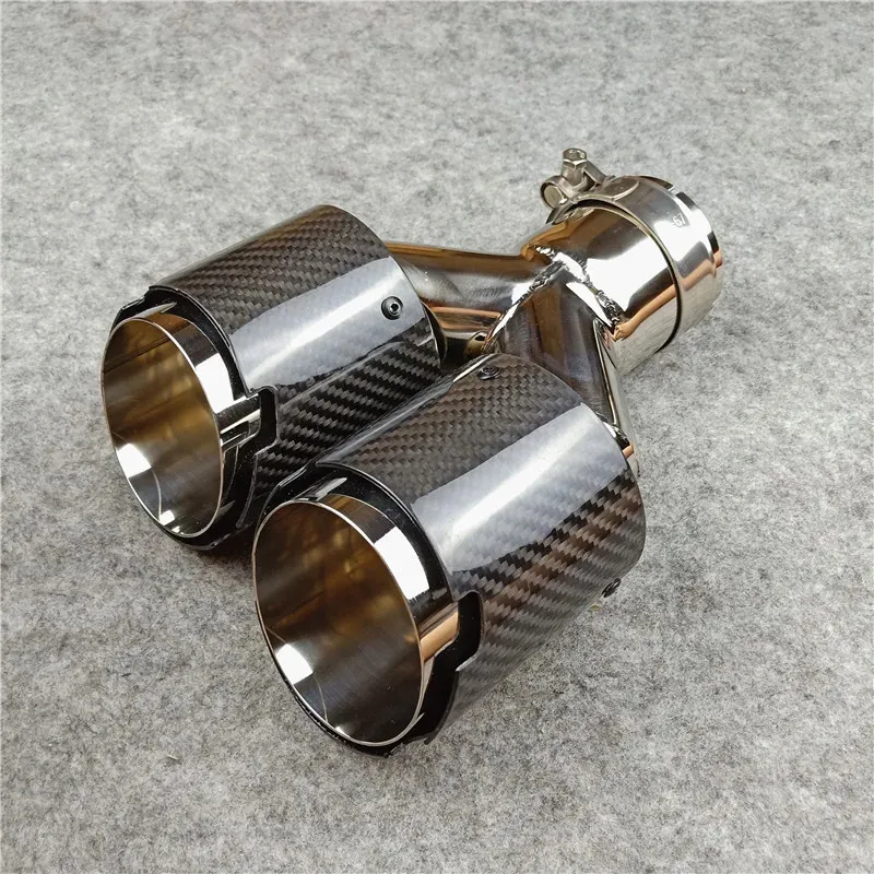 DHgate.com:1 Piece Y Model Double For Akrapovic Exhaust Pipe Muffler ...