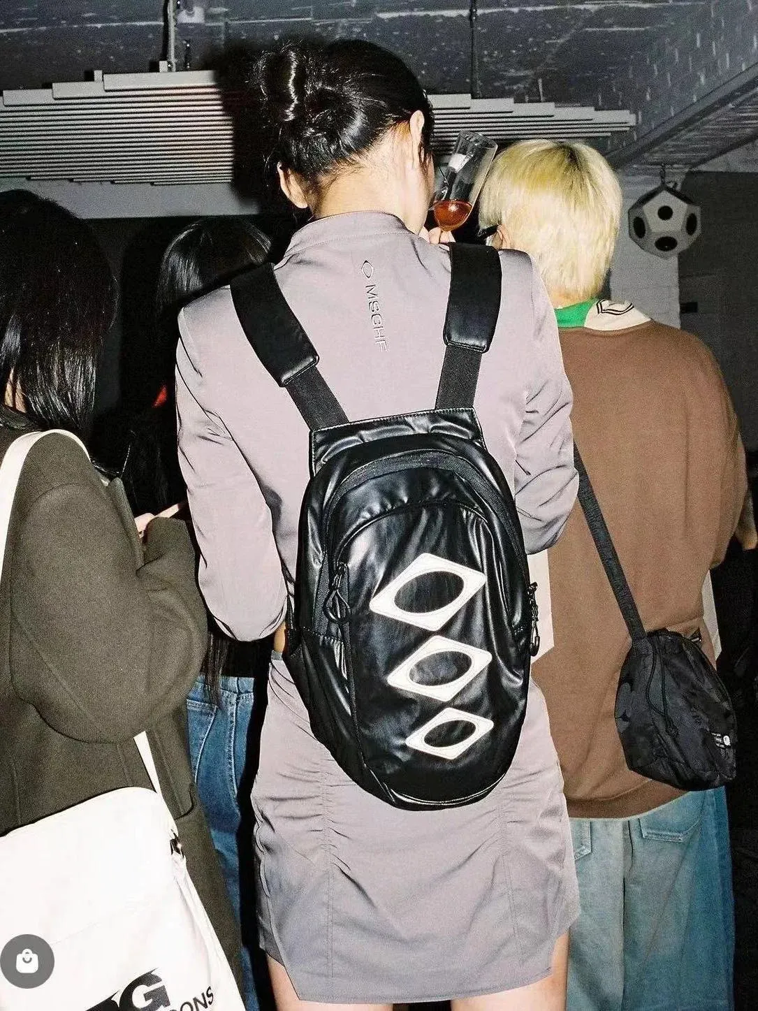 Trendy Y2k Backpack: High Capacity Travel Schoolbag, Contrast Patchwork ...