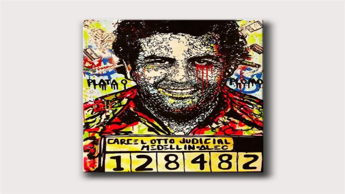 Pablo Escobar & Alec Monopoly HD Canvas Print Unframed/Framed Home ...