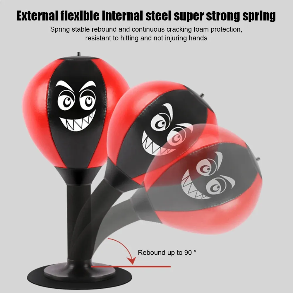 Desktop Punching Bag - Stress Relief Speed Ball with Suction Cup Base ...