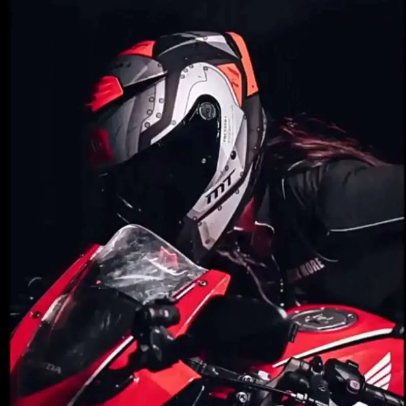 Original Spain MT Thunder 4 Motorcycle Helmet DOT ECE Certification Full Face Capacete Sunscreen ...