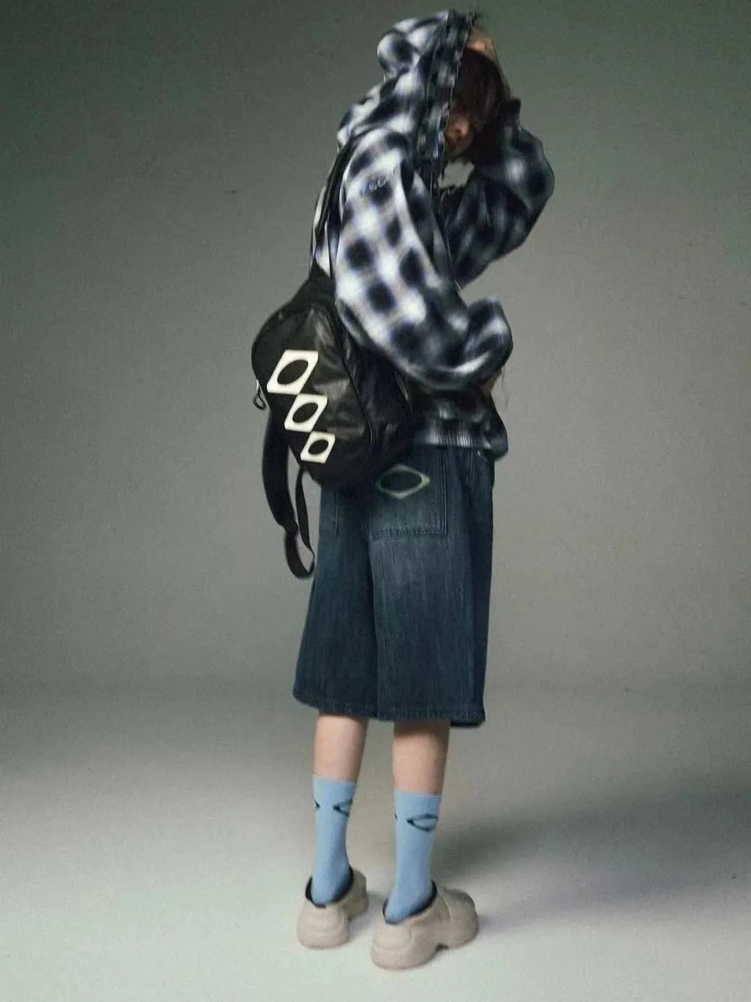 Trendy Y2k Backpack: High Capacity Travel Schoolbag, Contrast Patchwork ...