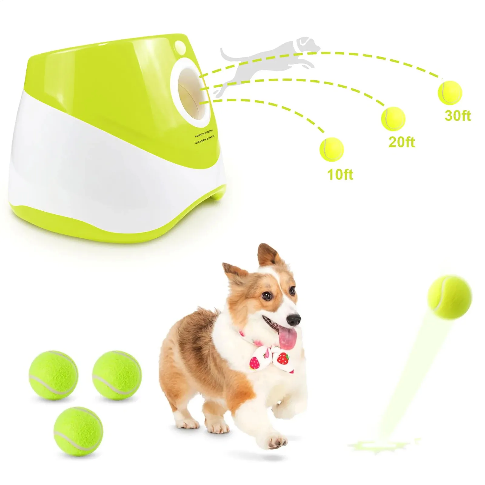 Automatic Mini Dog Tennis Tennis toy store with...