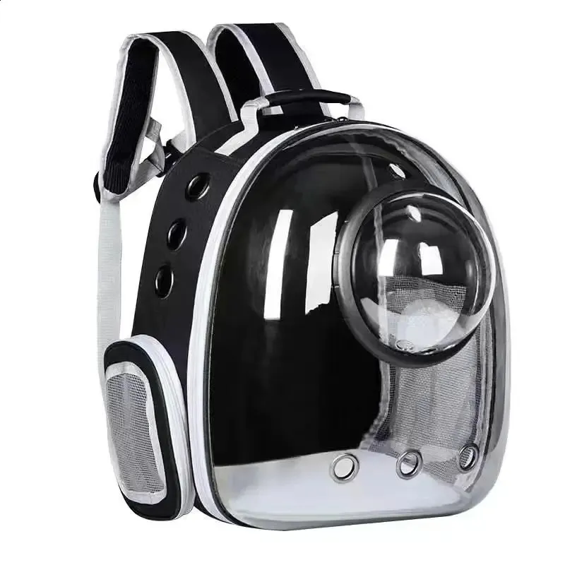 Portable cat backpack pet space capsule bag with mesh ventilation for ...