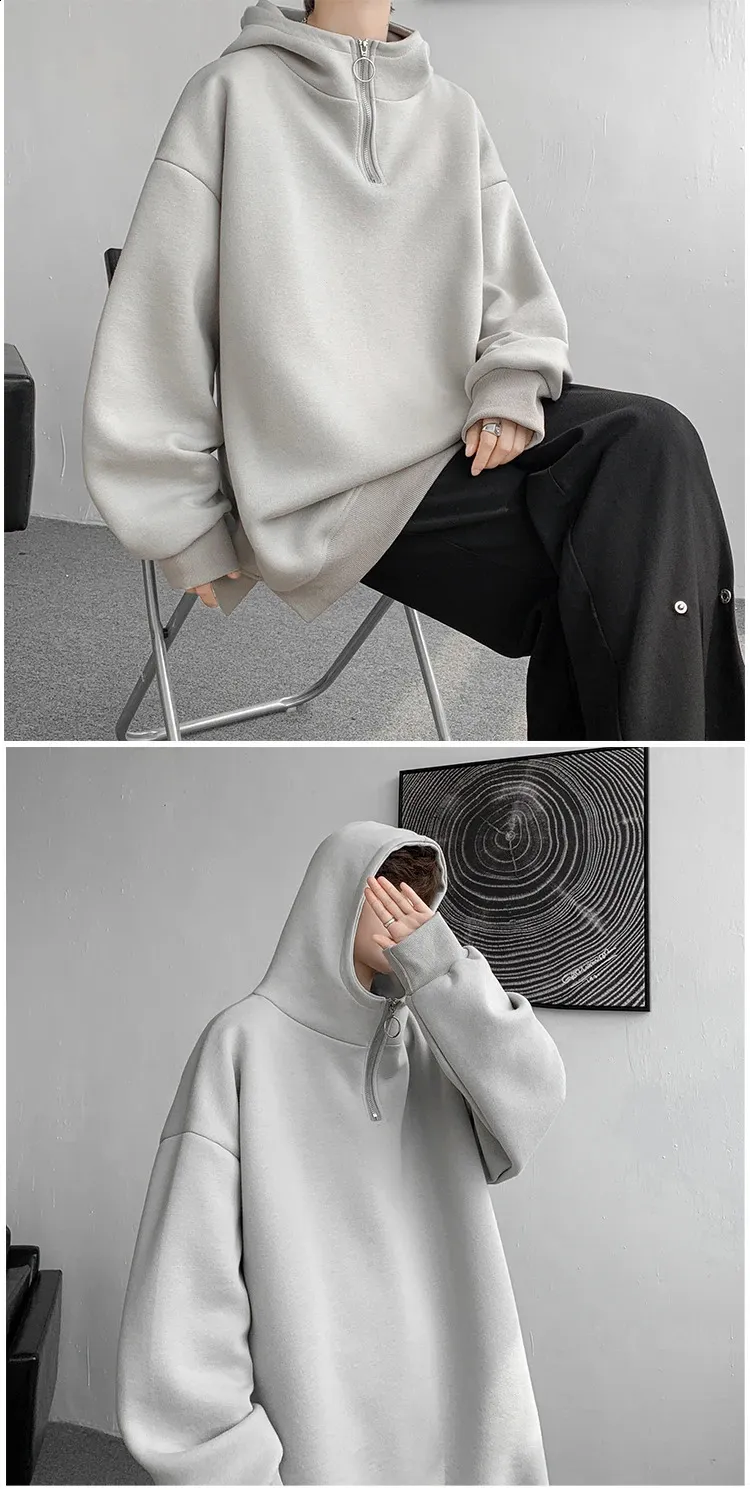 DHgate.com:Turtleneck Zipper Hoodie Pullover: Korean Couple DHgate.com:Turtleneck Zipper Hoodie Pullover: Korean Couple