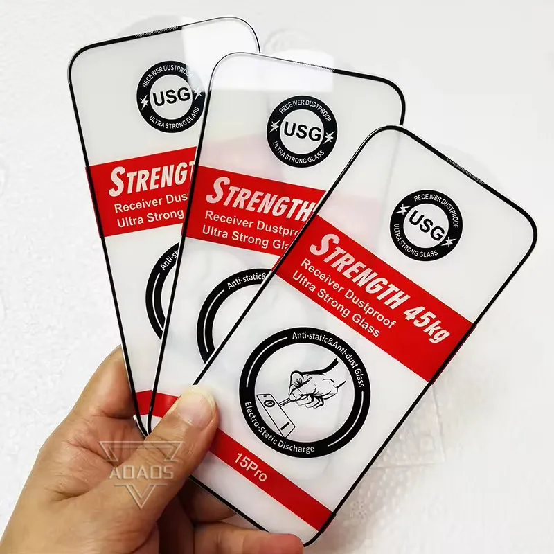 Premium Super Screen Protector Strength 45KG Ultra Strong Glass ESD ...