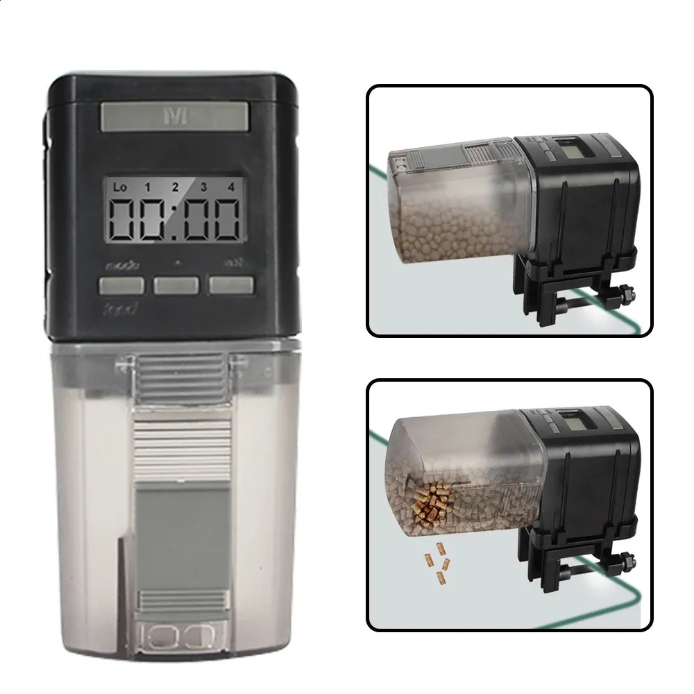 Automatic Fish Feeder Smart Fish Food Dispenser with LCD Timer for ...