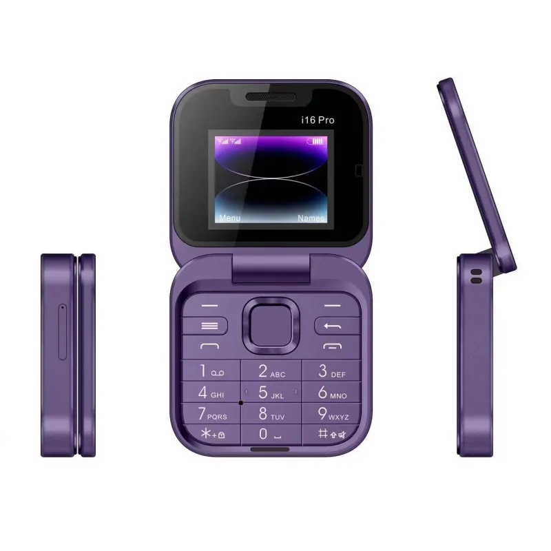 SERVO I16 Pro Mini Cell Phone: Foldable 2G GSM Dual SIM, Speed Dial ...