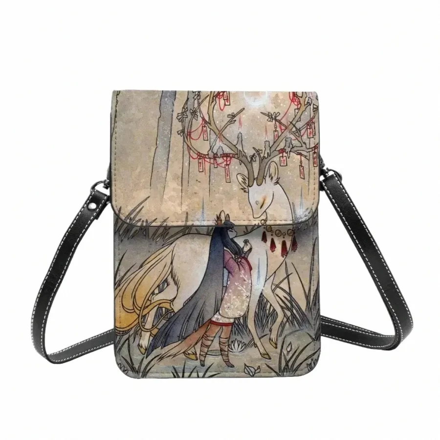 The Wish Tea Kitsune Fox Yokai Shoulder Bag Japanese Love Gifts ...