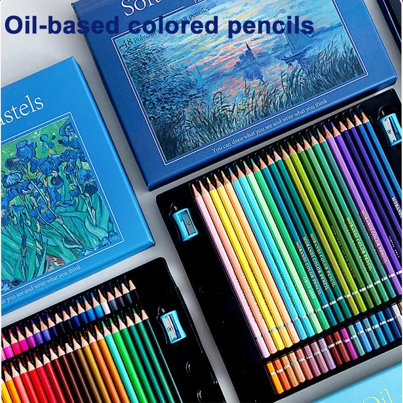 Artist Grade Oil Based Colored Pencils Set - 24/36/Soft Core for ...