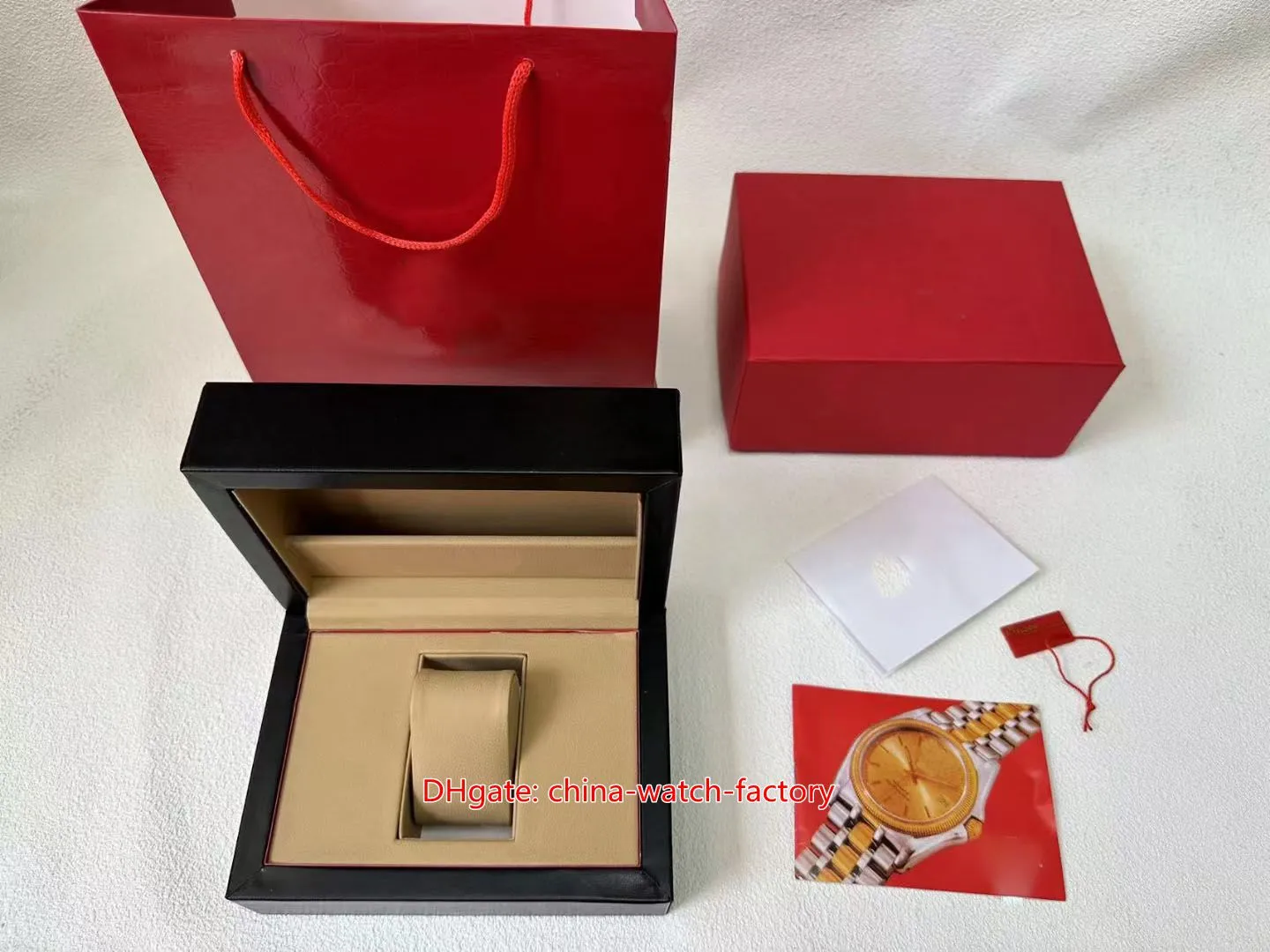 Rolex Watch Boxes: Premium Black Leather Wood Watch Box For ...