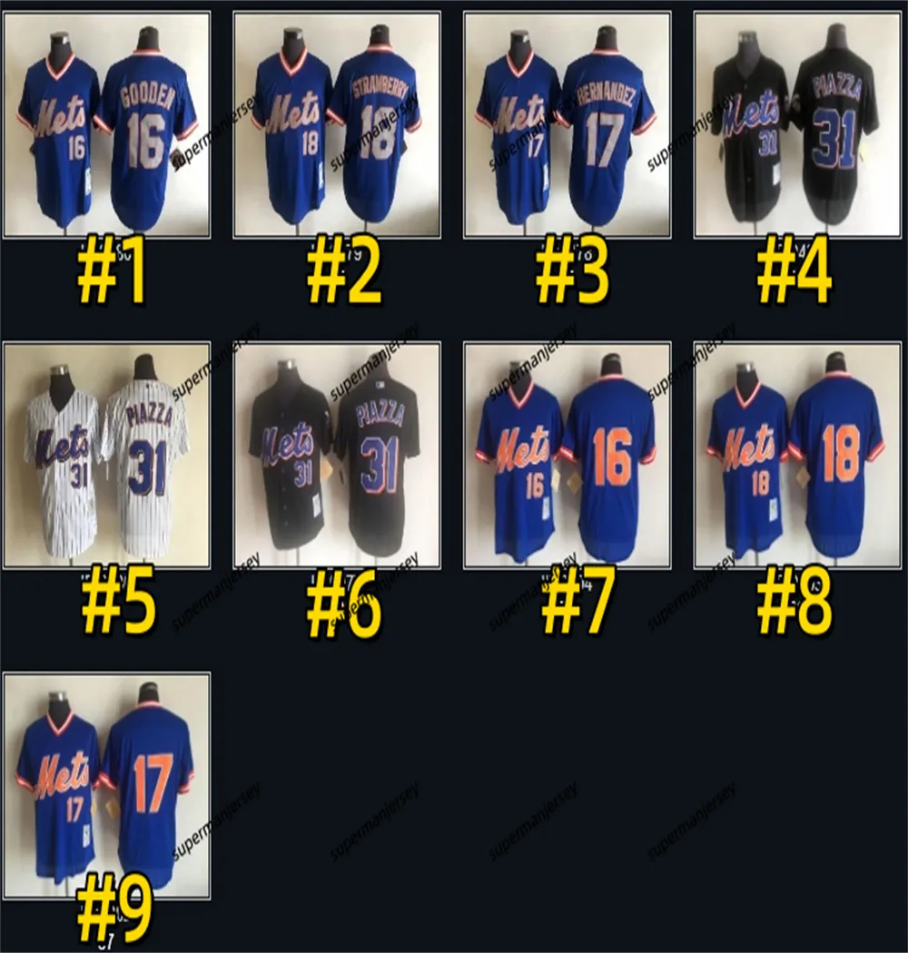 Vintage Mets Baseball Jersey - Mike Piazza, Robin Ventura, Jose Reyes ...