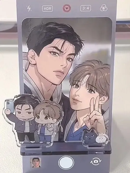 Mingwa Jinx Yaoi BL Anime Acrylic Stand With 3 Cards Korean Manhwa ...