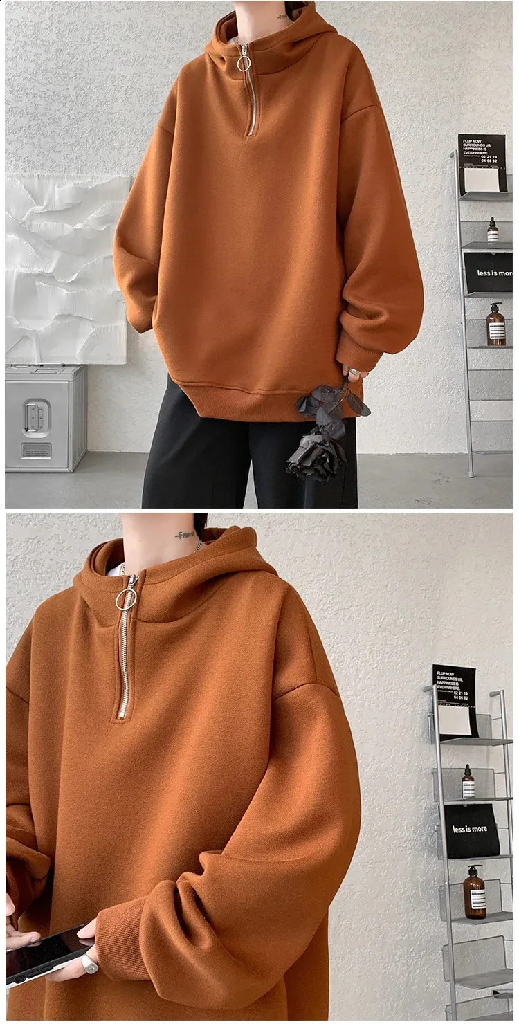 DHgate.com:Turtleneck Zipper Hoodie Pullover: Korean Couple DHgate.com:Turtleneck Zipper Hoodie Pullover: Korean Couple