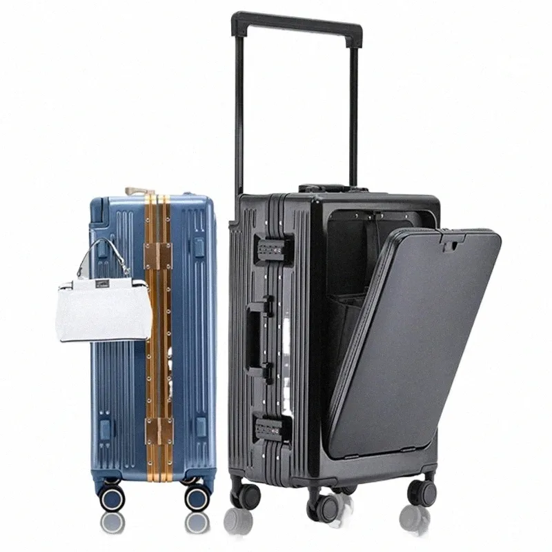 Universal Wheel Aluminum Frame Mount Case Travel Box Busin Frt Ong ...