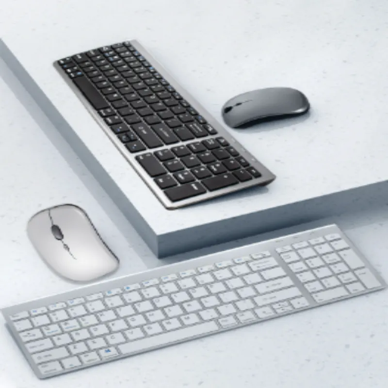 Ultra-Thin Rechargeable Bluetooth keyboard layout for Gaming and Office ...