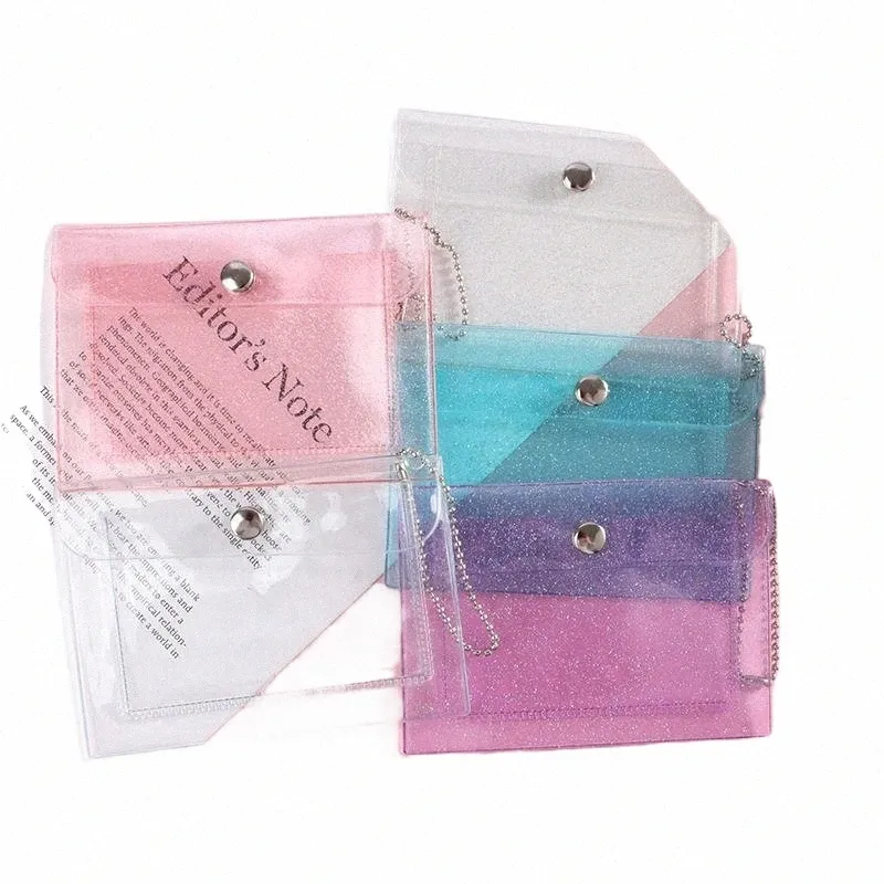 DHgate.com:Cute Transparent Card Holder Wallet - Women's Waterproof PVC ...