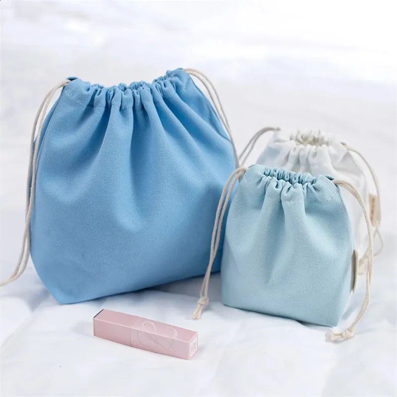 Large Canvas Drawstring Bag - Portable Organizer for Travel, Jewelry ...