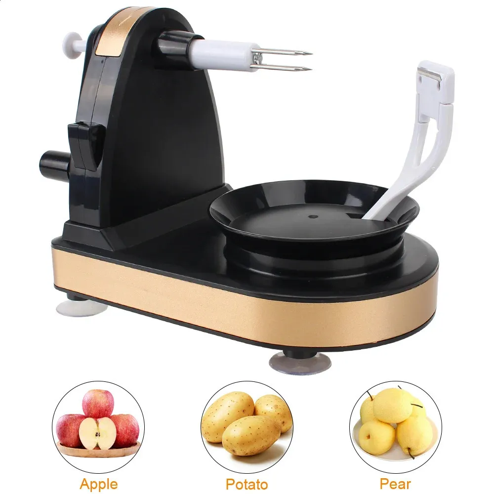 Multifunction Fruit & Vegetable Peeler, Slicer & Corer - Hand-Cranked ...