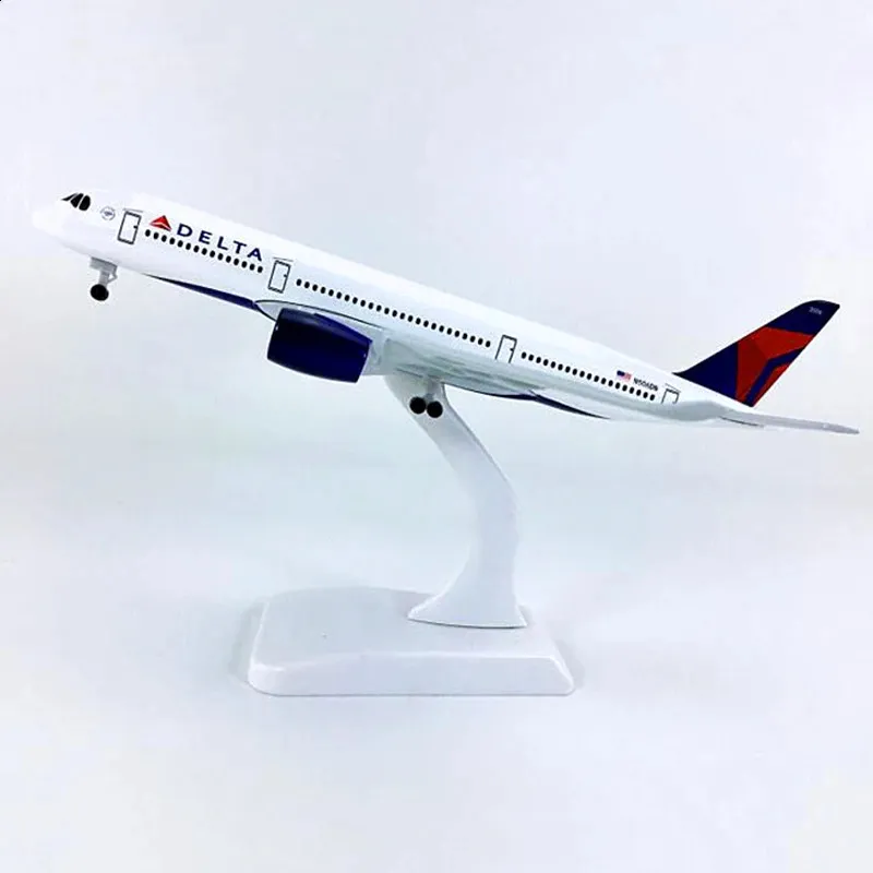 Airliner Model Toy, 20CM American Delta Airways Airbus A350 Diecast ...