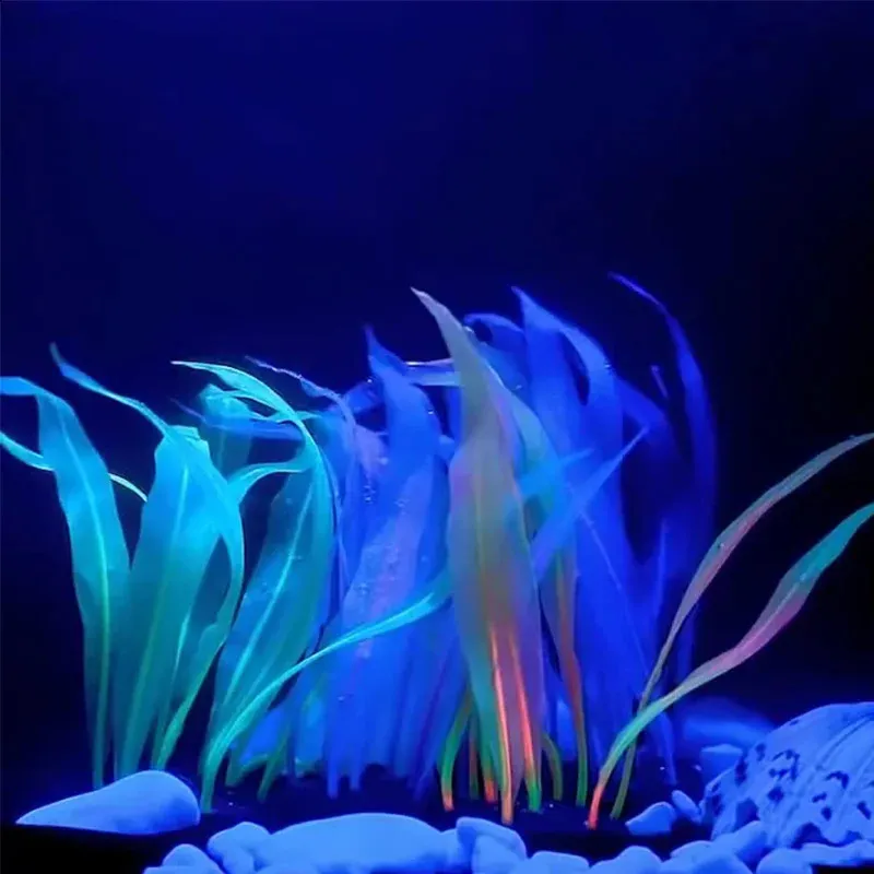 Silicone Kelp Aquarium Flamingo Decoration With Fluorescent Seaweed ... Silicone Kelp Aquarium Flamingo Decoration With Fluorescent Seaweed ...