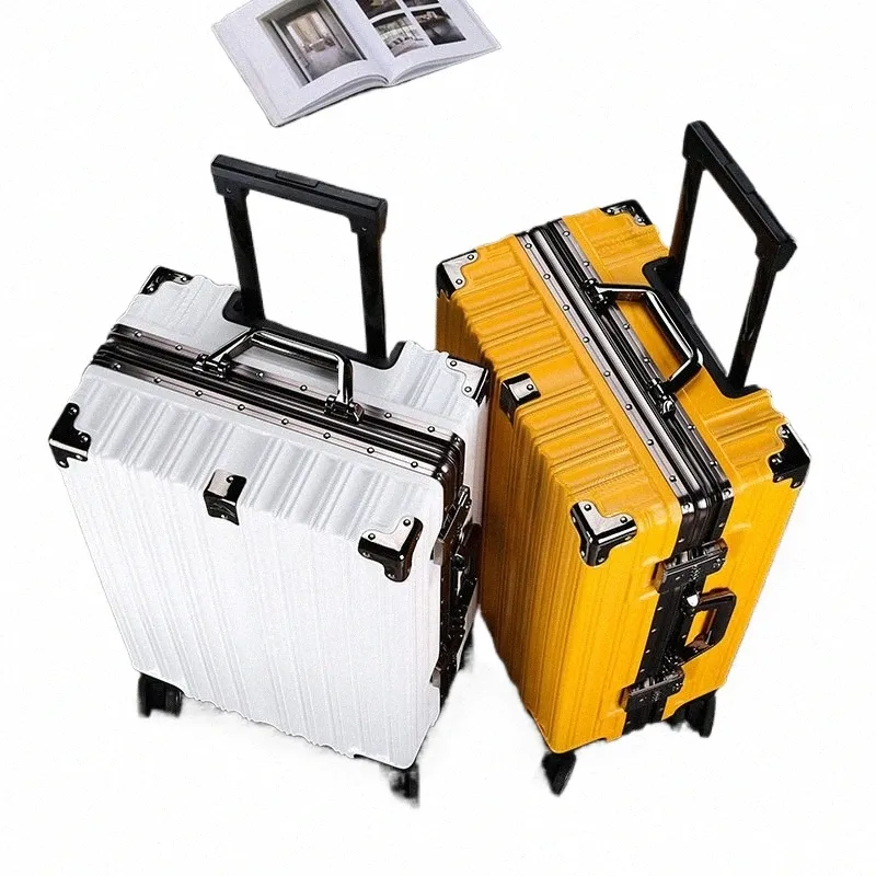 26 Inch Aluminum Rolling Lage Small Suitcase Primark With Lock Carry ...
