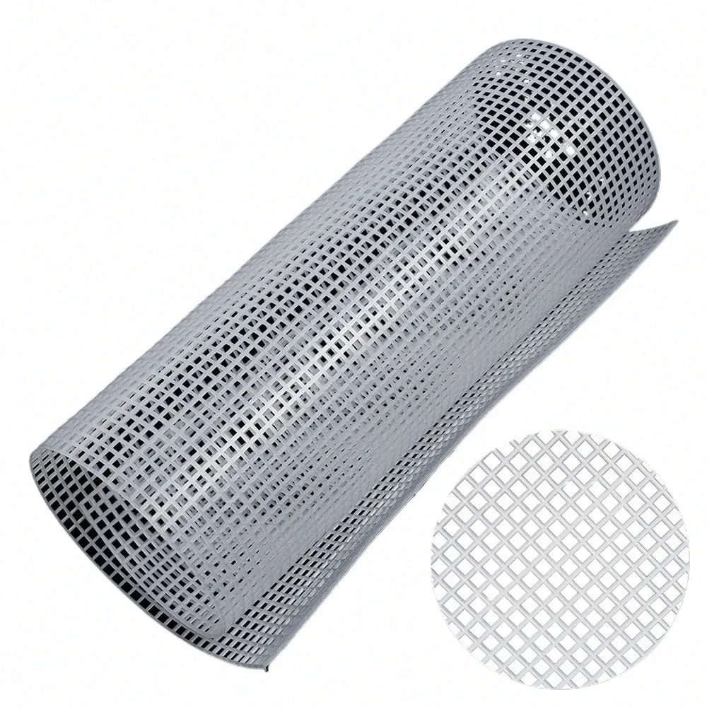 Plastic Mesh Cloth For Bag Rug Thread Hook Craft Supplies DIY Handcraft ...