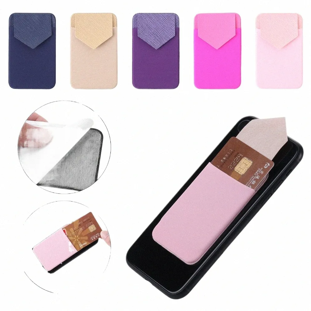 Fi Universal Phone Card Holder: Slim Lycra Cell Phone Pocket Wallet ...