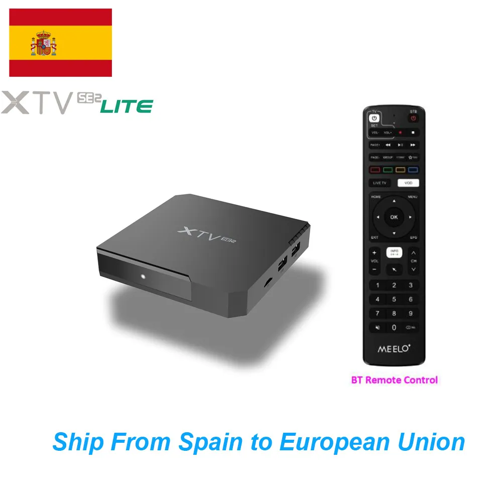 Ship From Spain MEELO PLUS XTV SE2 Lite TV Box Media With BT Remote ...