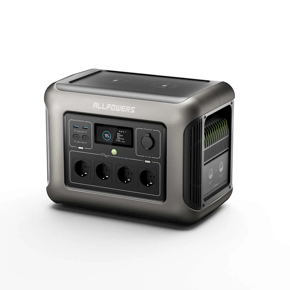 1000wh Portable Power Station, High Capacity Portable Power Supply With ...