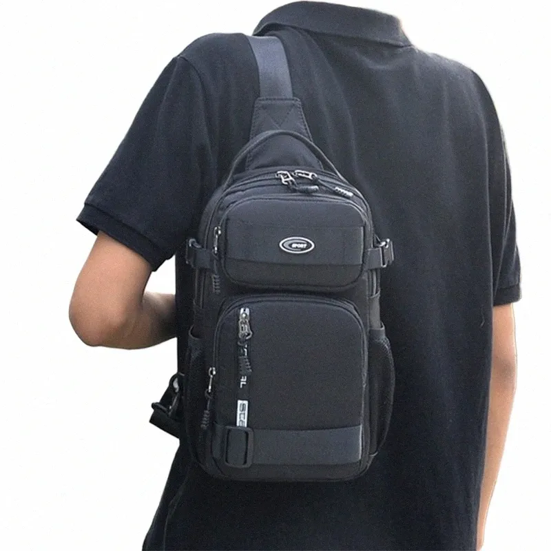 DHgate.com:Men's Large Capacity Shoulder Bag: Waterproof Casual Chest ...