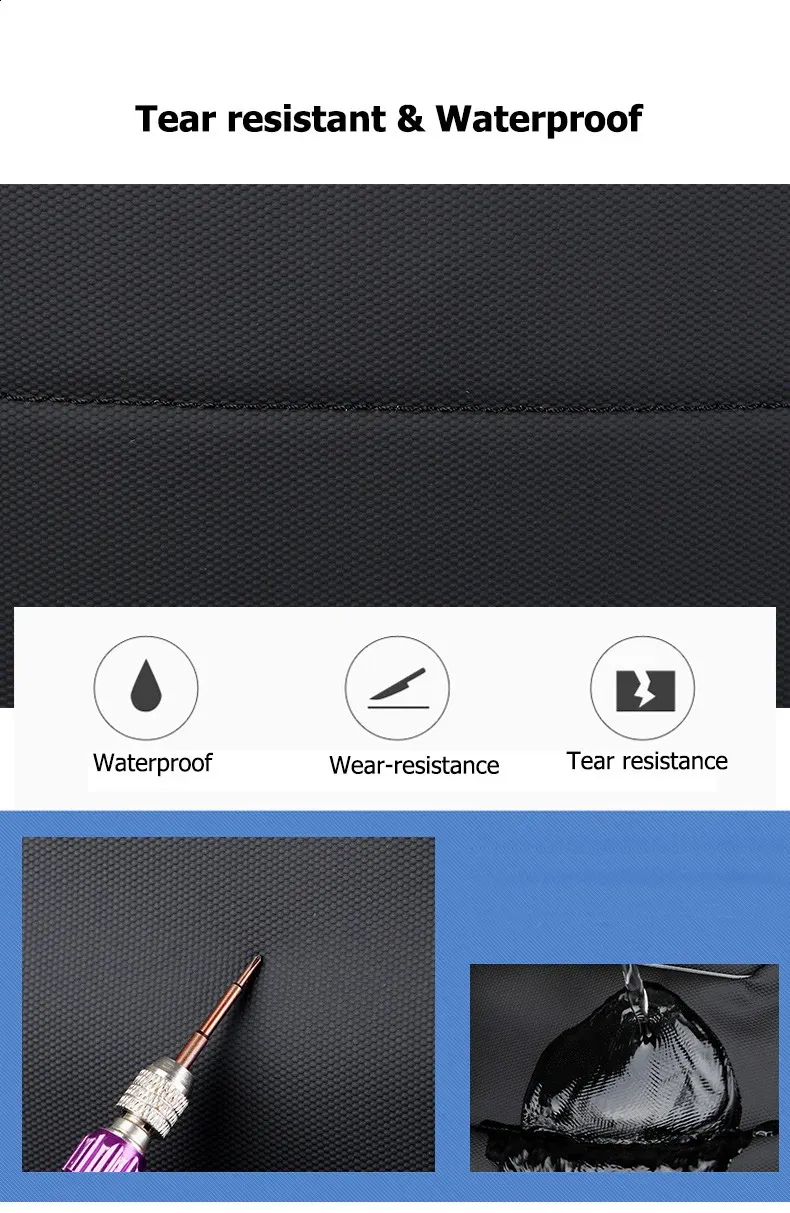 Expandable 40L USB Charging Backpack - Waterproof 17-inch Laptop Bag ...