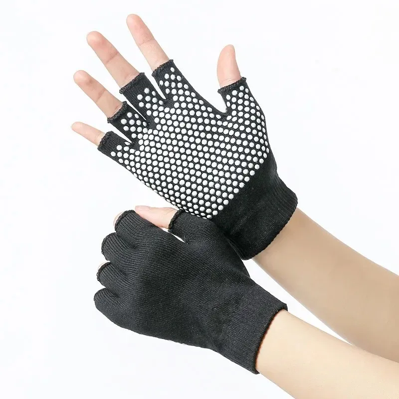 DHgate.com:"Advanced Non-Slip Half-Finger Yoga Gloves for Women's ...