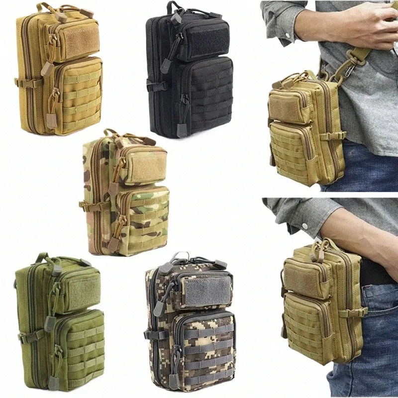 Multifuncti Tactical Pouch Molle Hip Waist Bag Wallet Purse Phe Holder ...