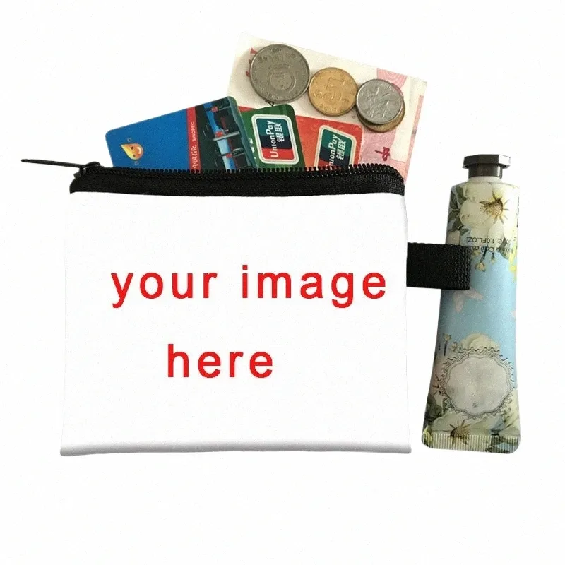 Customize Your Logo, Image, And Name Sublimation Coin Purse For Men And ...