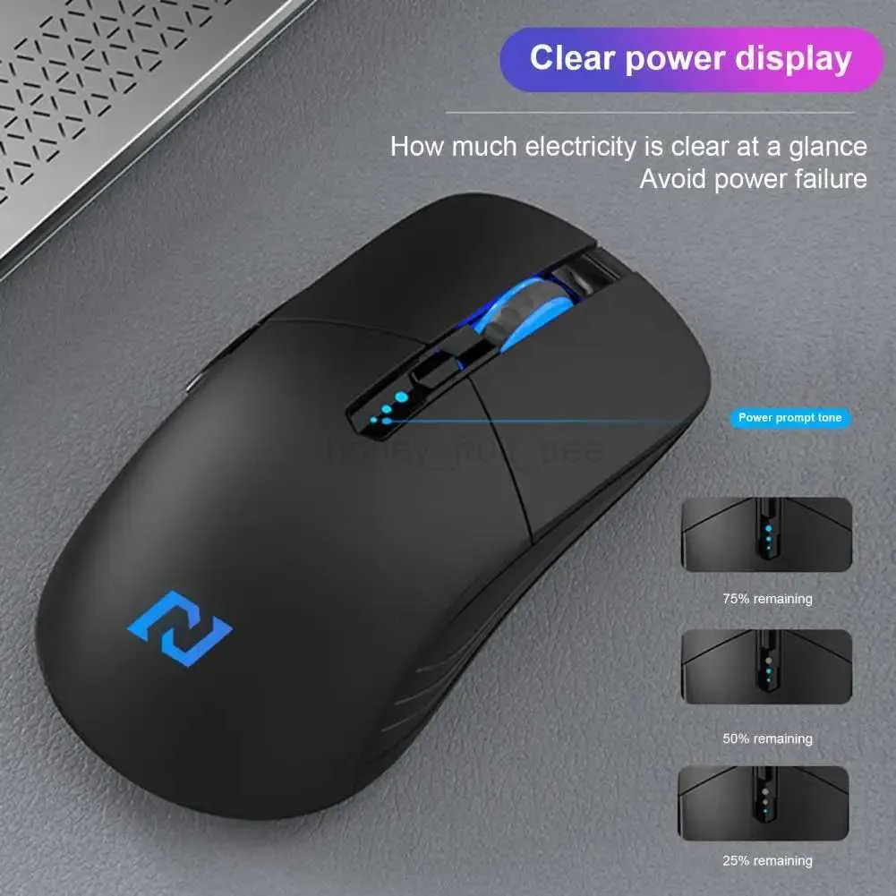 2024G12 Slim Silent Wireless Mouse, 2.4G LED Rechargeable Computer Mice ...