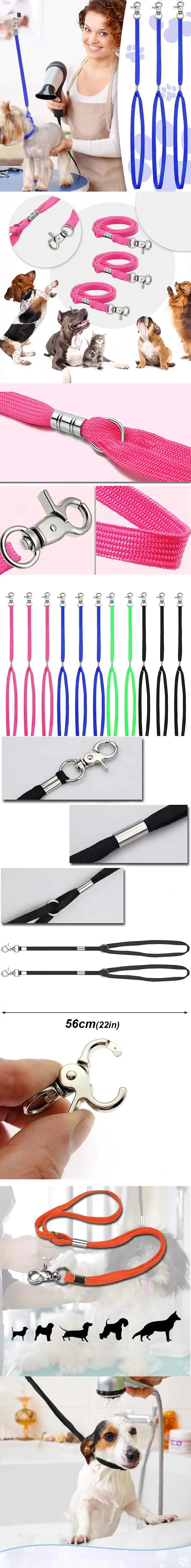 Safety Rope Nylon Restraint Noose Fixed Dog Cat Lock Clip Rope For ...