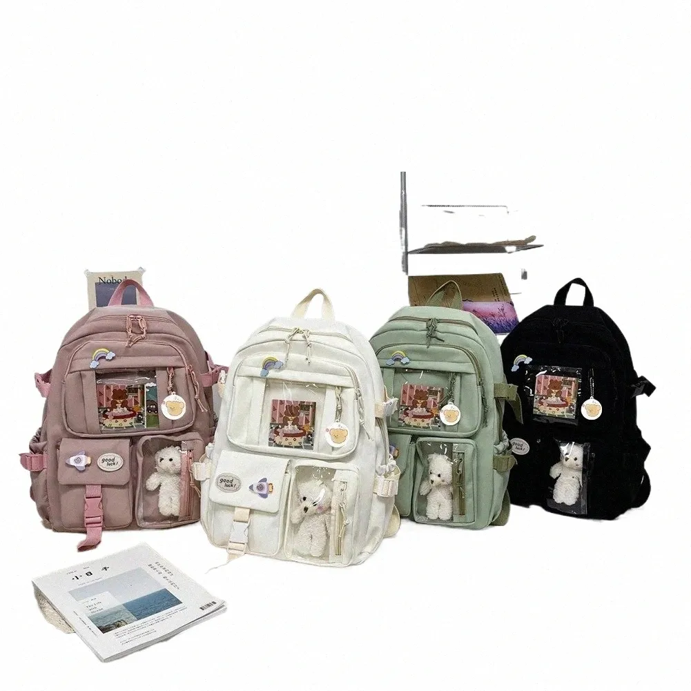 Kawaii Japanese High School Ita Backpack For Teenage Girls With Multi ...