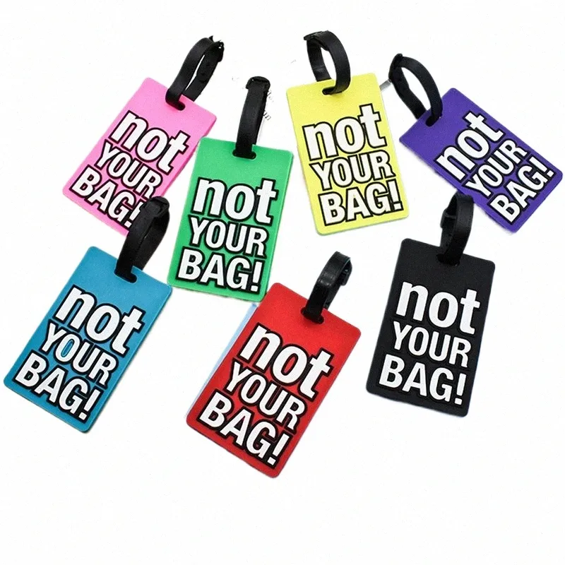 Cute Silicone Luggage Tags - Fun Travel Accessories, Personalized Bag ...