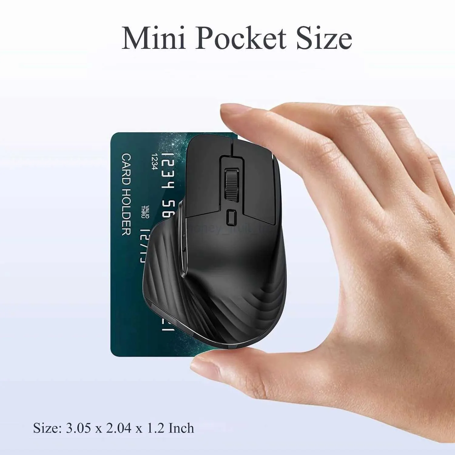 Mini Bluetooth Mouse: Ergonomic Wireless Mouse For Office, Gaming ...