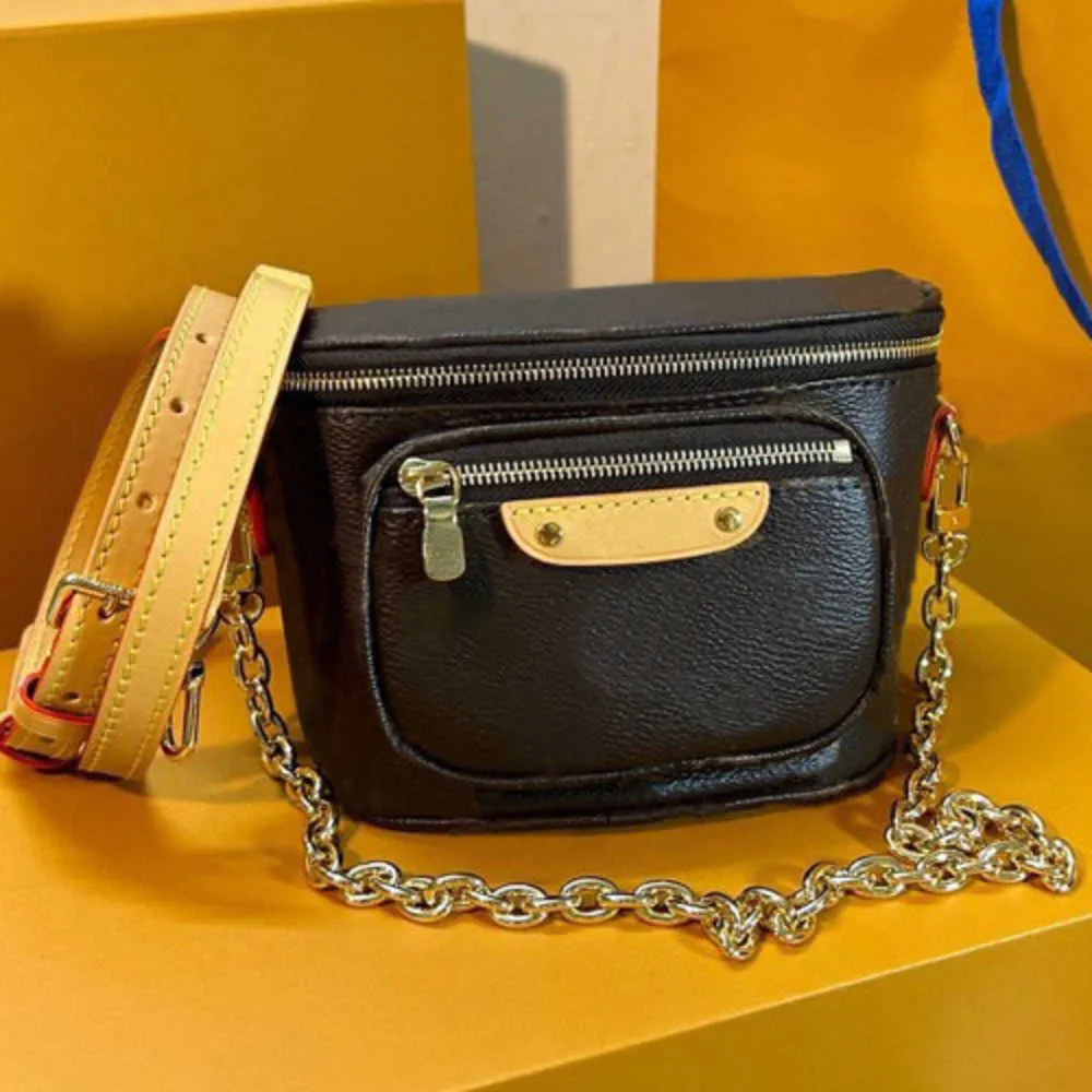 Designer Waist Bag for Boys Crocodile Material Barrel-Shaped Crossbody ...